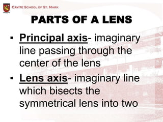 Optics: Refraction of Light in Lenses | PPTX