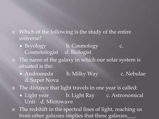 third quarter exam.pptx for Earth Science | PPTX