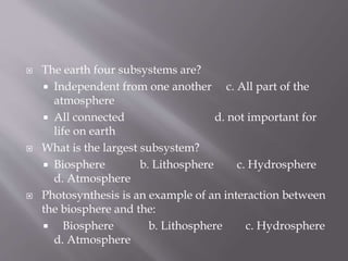 third quarter exam.pptx for Earth Science | PPT