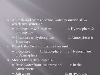 third quarter exam.pptx for Earth Science | PPT