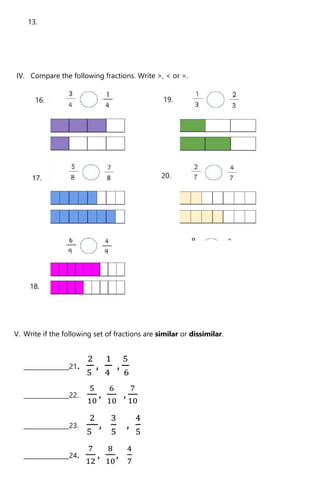 Quarter Math