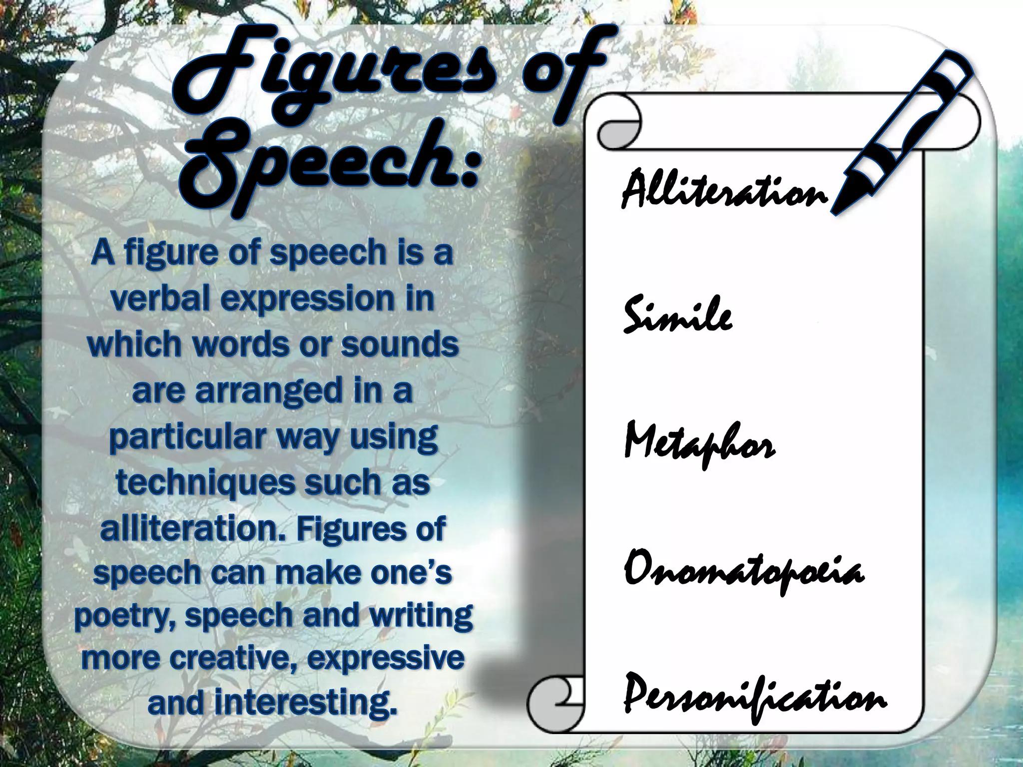 Some Examples Of Poems/Poetry With Different Figures Of Speech ...