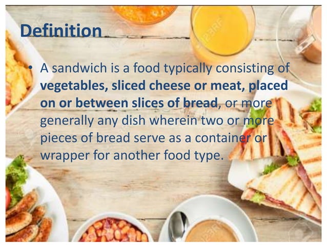 3rd quarter lo2 prepare a variety of sandwiches | PPTX | Cooking | Food ...