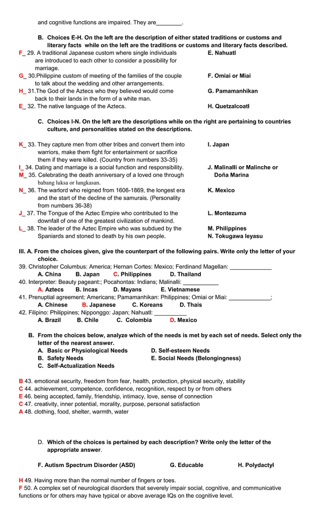 3RD QUARTERLY EXAM-PR1-TOS.docx | Educational Assessment | Education