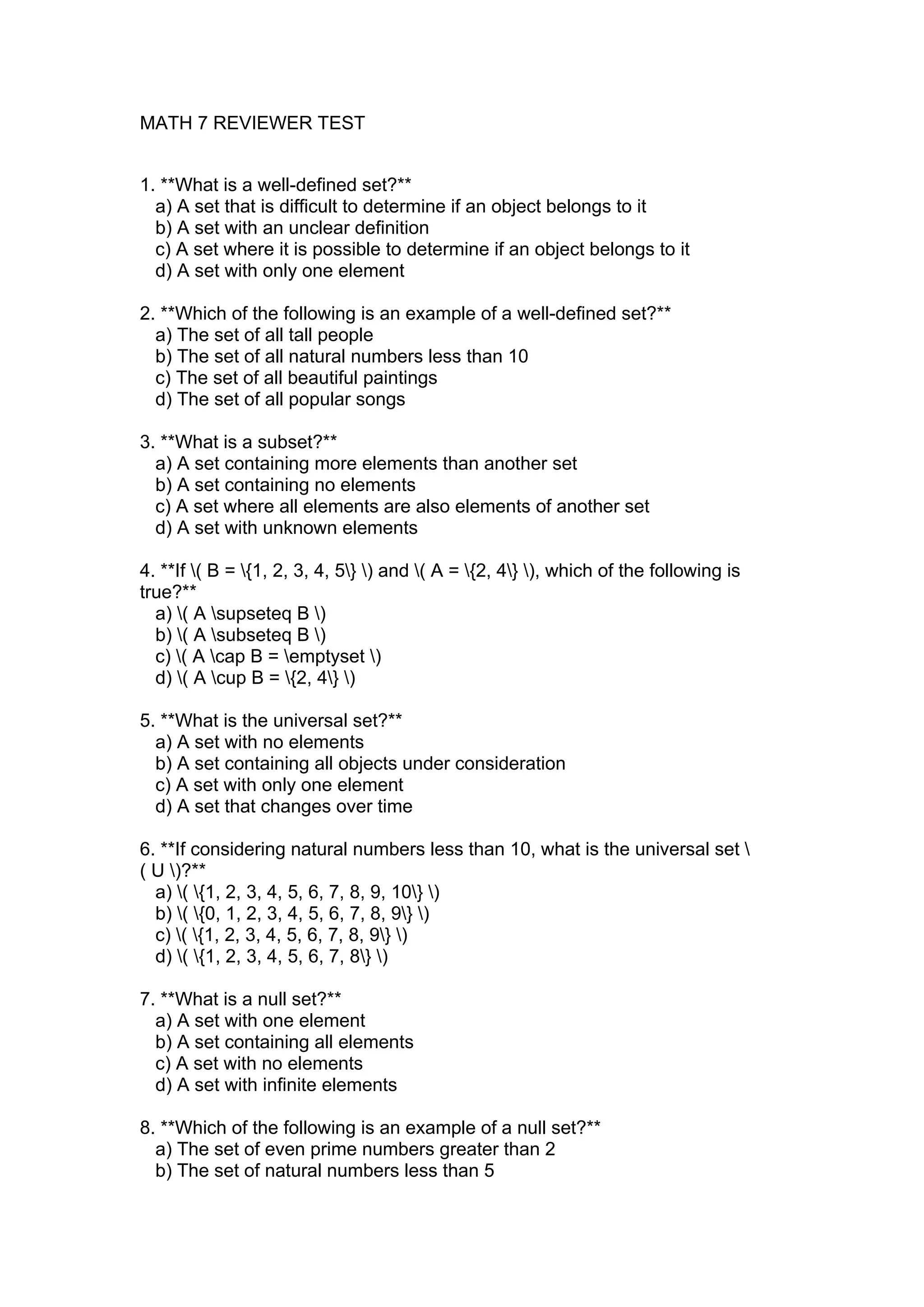 3rd Quarter_Math 7 Reviewer Test .docx