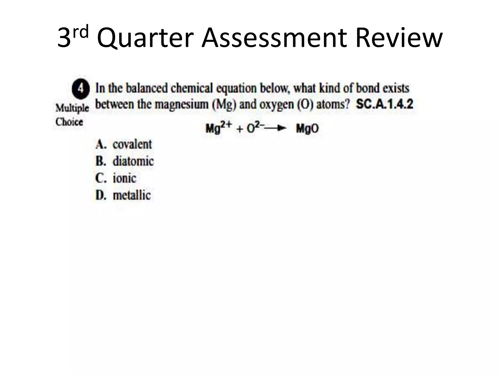 3rd quarter review questions | PPT