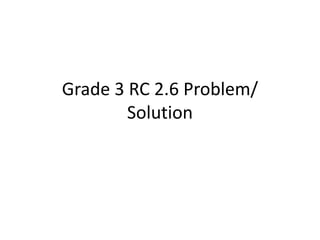 3rd_RC_26_Problem_Solution.ppt grade 3 lessonx | PPTX | Zoos ...