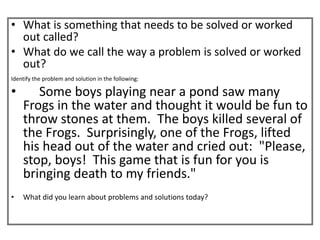 3rd_RC_26_Problem_Solution.ppt grade 3 lessonx | PPTX