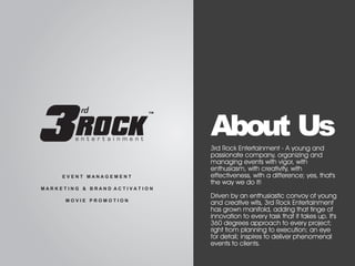 3rd rock corporate presentation | PDF