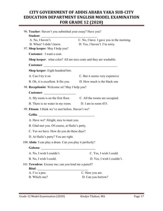 3rd round English model exam for grade 12.pdf