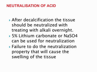 Decalcification ppt | PPTX