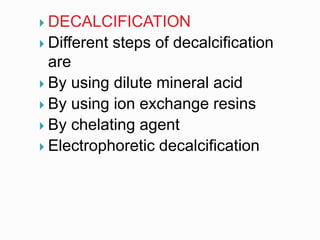 Decalcification ppt | PPTX