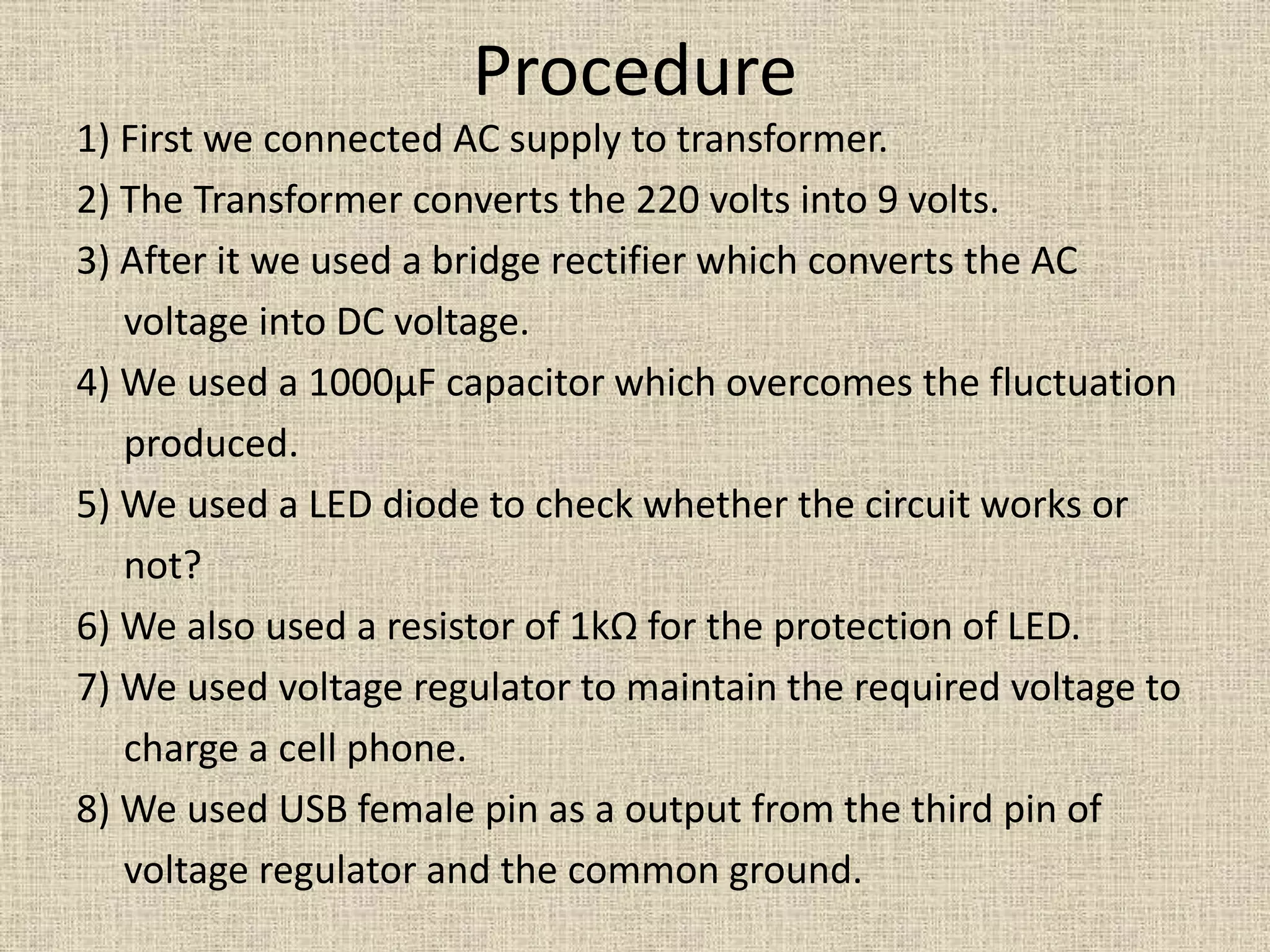 mobile charger project | PPTX