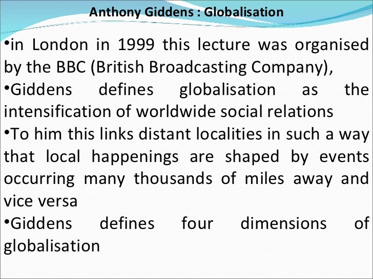 3rd sem class notes on globalisation