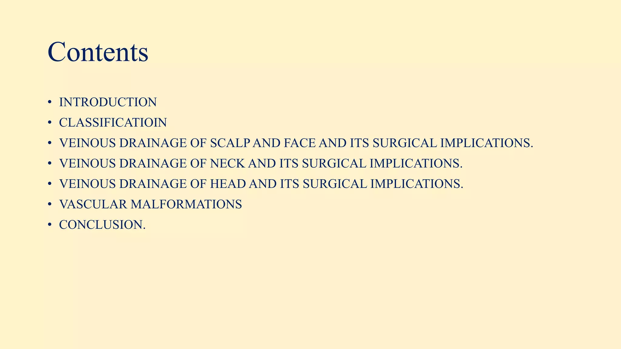 Surgical implications of venous drainage of face and neck | PPTX