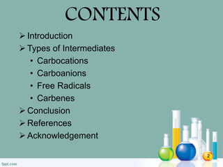 Reactive Intermediates | PPTX