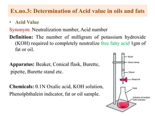B-Pharmacy Organic Chemistry 3rd semester Practical | PPTX