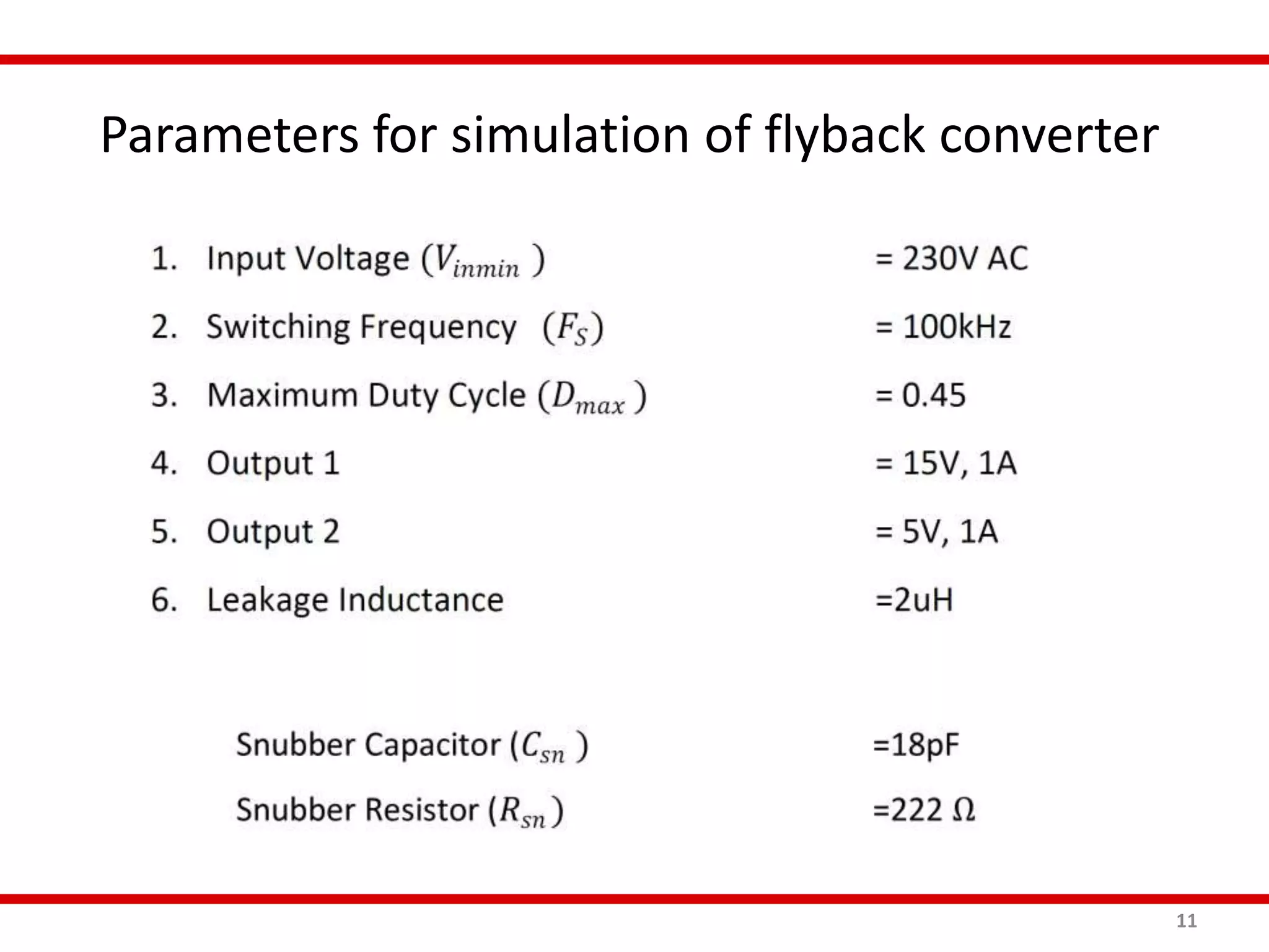 Types of snubber circuits | Design of snubber for flyback converter | Simulation in Matlab ...