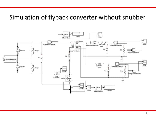 Types of snubber circuits | Design of snubber for flyback converter | Simulation in Matlab ...