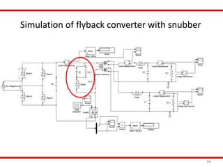 Types of snubber circuits | Design of snubber for flyback converter | Simulation in Matlab ...