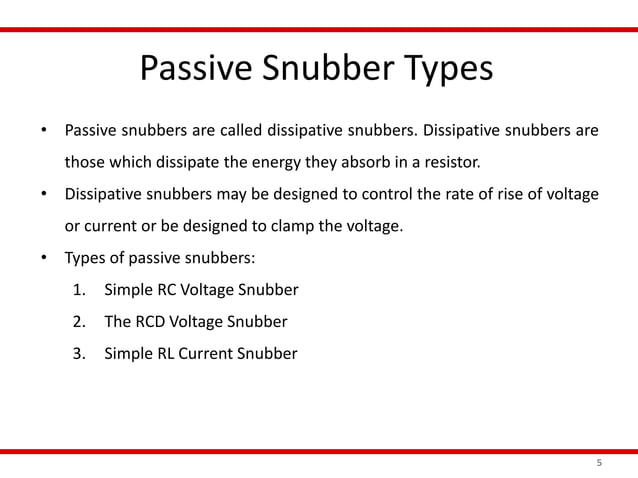 Types of snubber circuits | Design of snubber for flyback converter ...