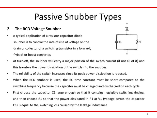 Types of snubber circuits | Design of snubber for flyback converter ...