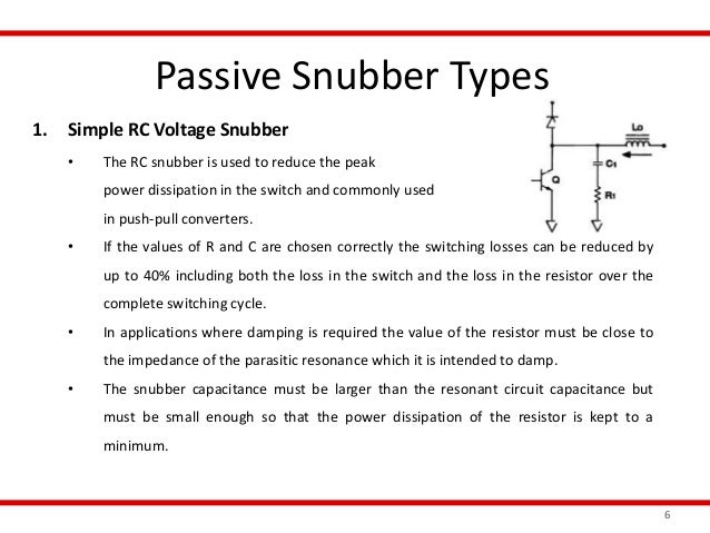 Types of snubber circuits | Design of snubber for flyback converter
