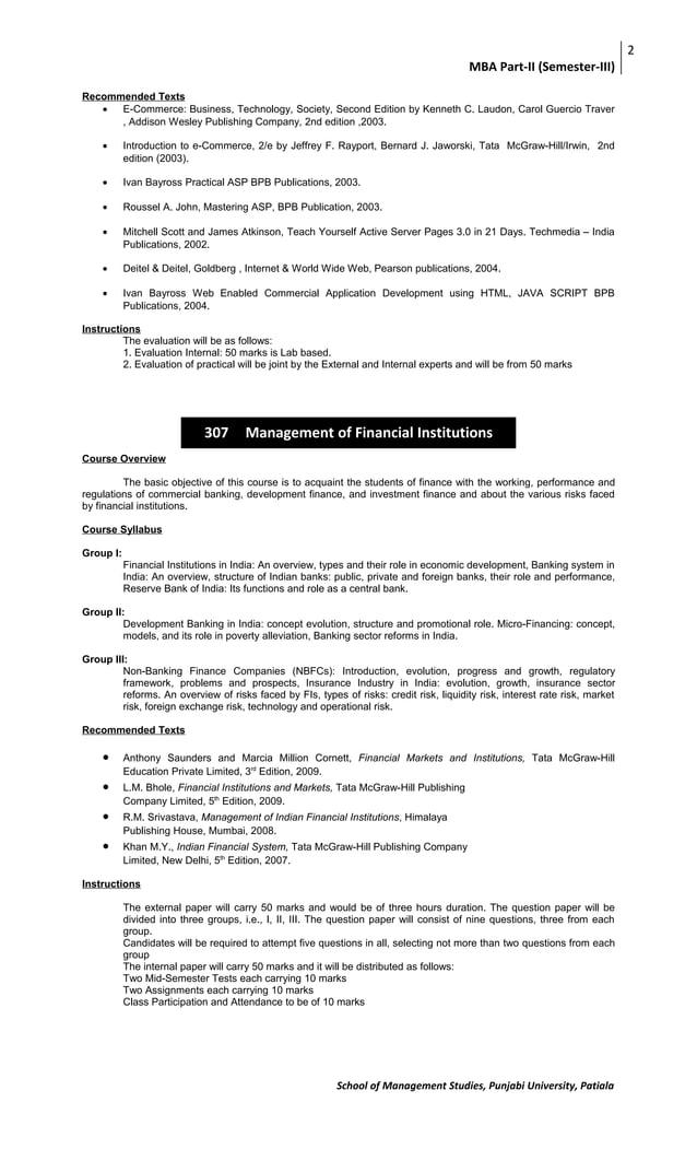 3rd sem syllabus | PDF