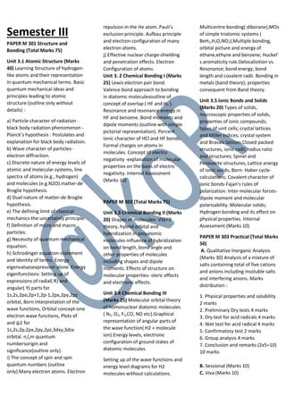 3rd sem syllabus | PDF