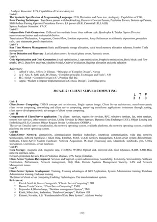 3rd sem syllbus | PDF