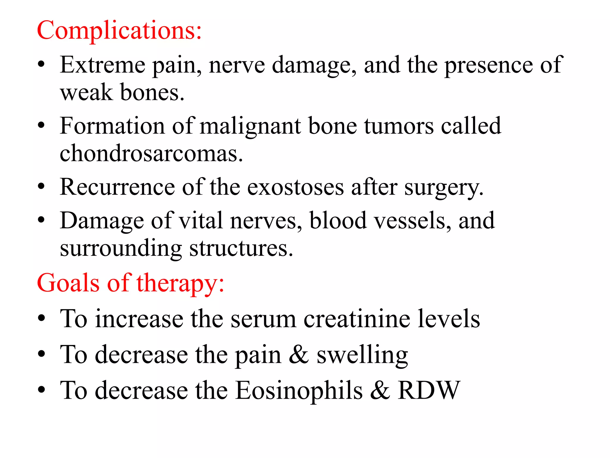 Left Femur And Tibia Exostosis Ppt