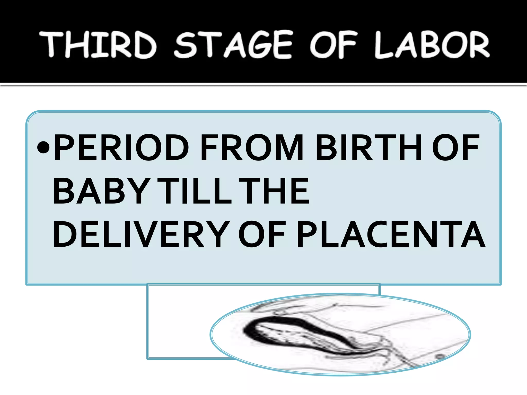 3rd stage OF LABOUR | PPTX
