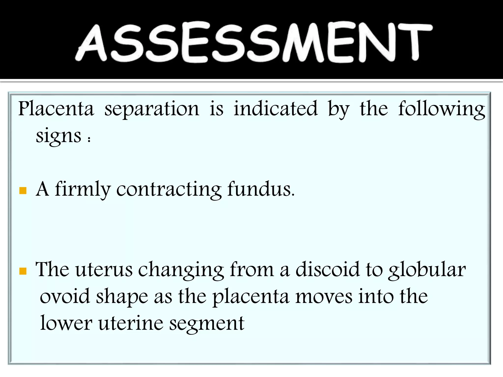 3rd stage OF LABOUR | PPTX
