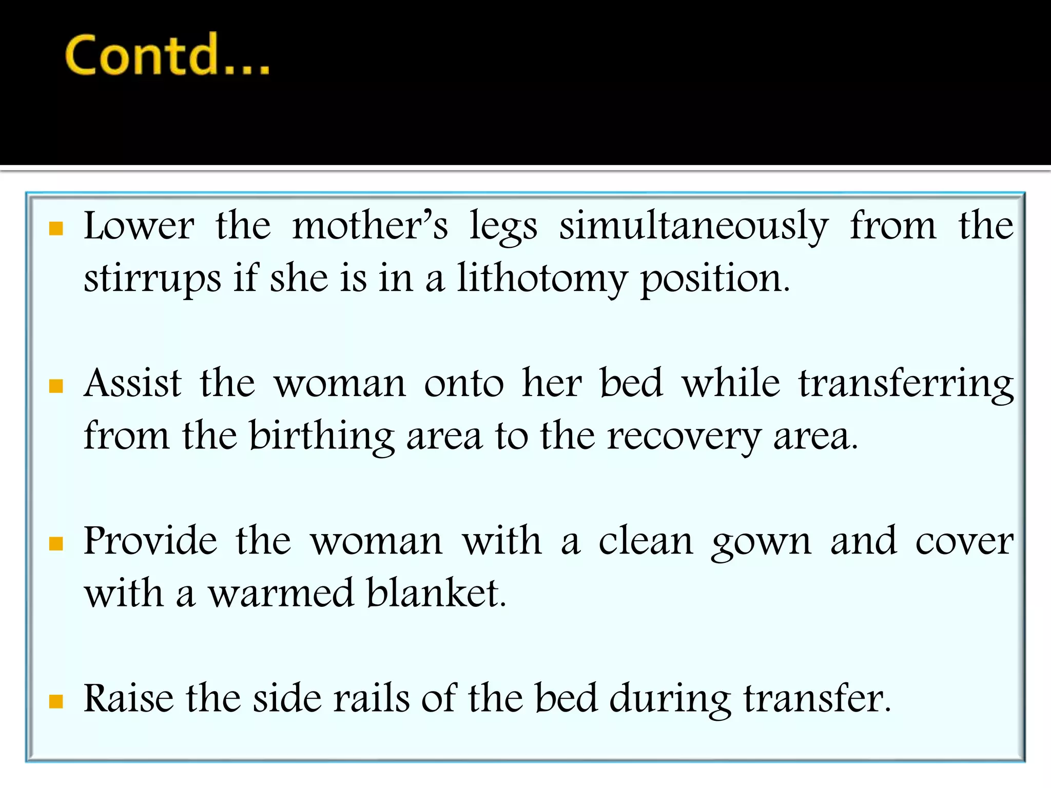 3rd stage OF LABOUR | PPTX