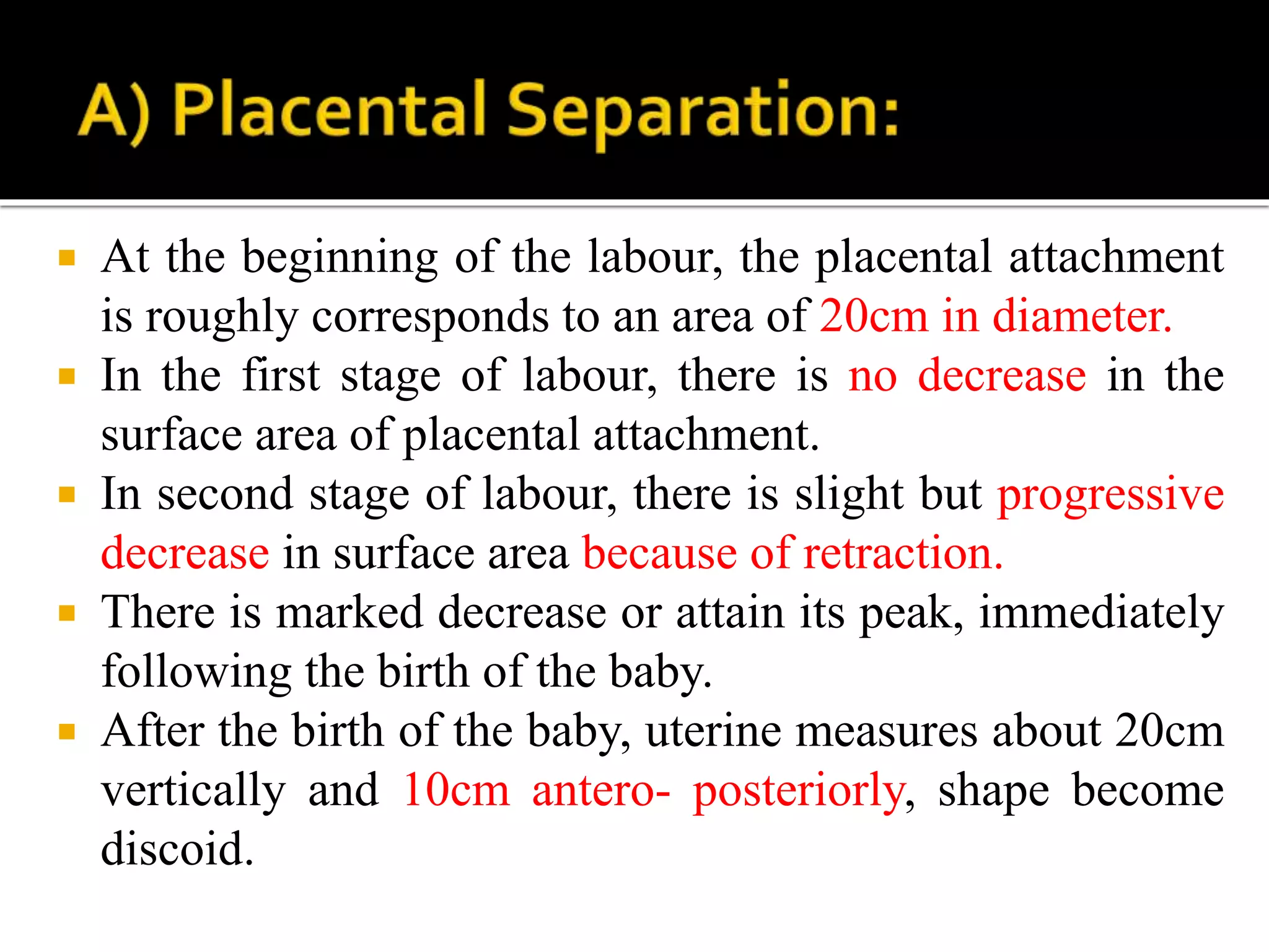 3rd stage OF LABOUR | PPTX