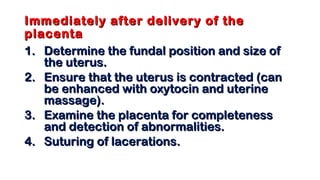 3rd stage of labour | PPT