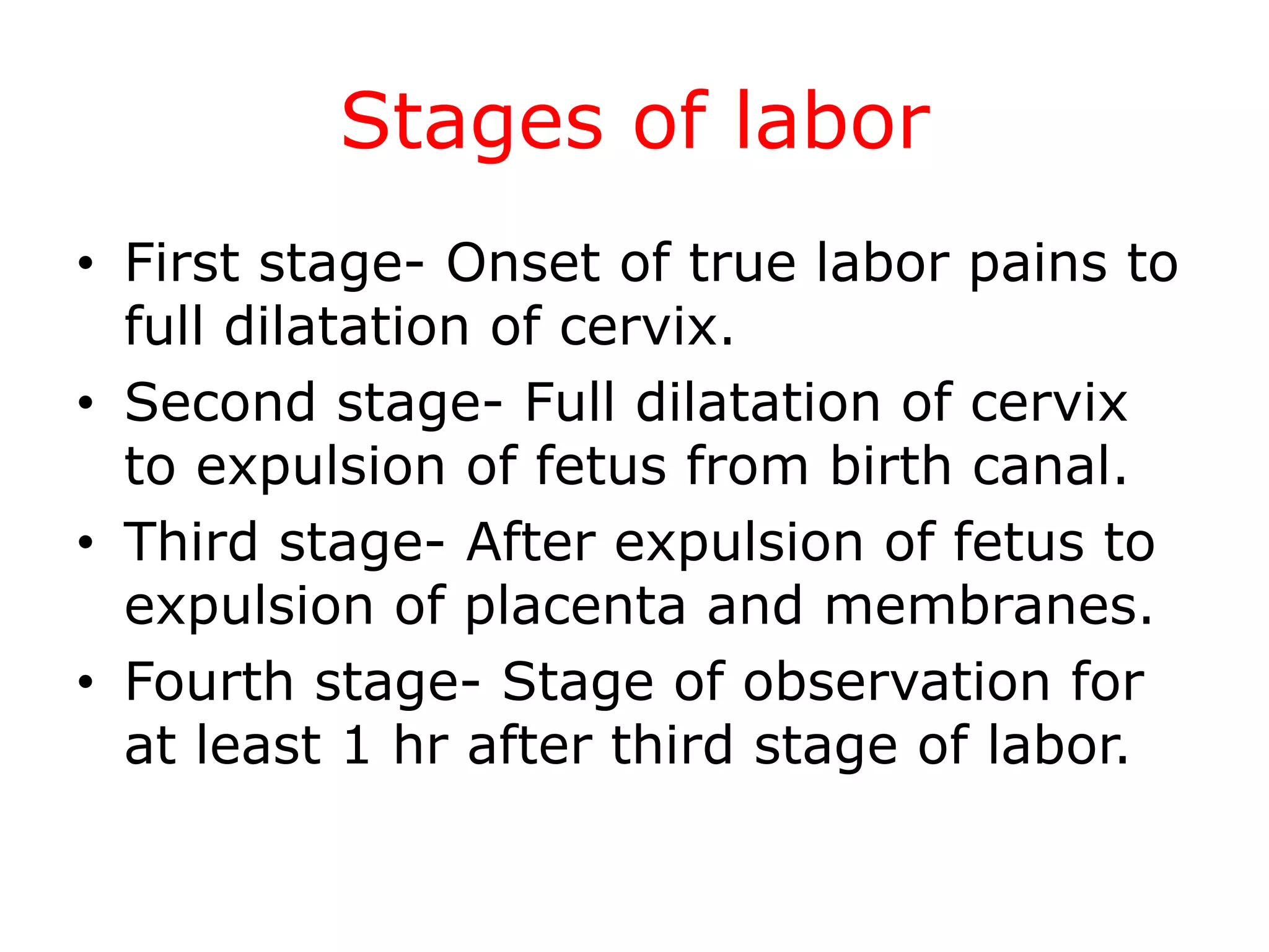 3rd stage of labour and its complications | PPTX