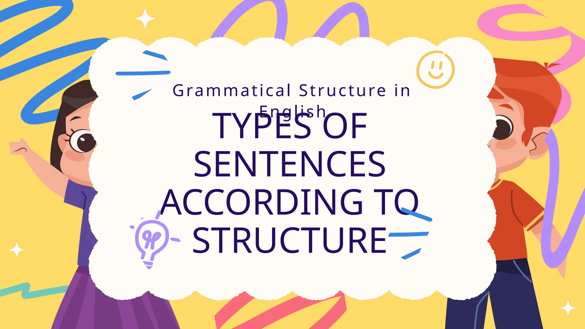 3rd subject 1st sem - Types of Sentences According to Structure.pptx