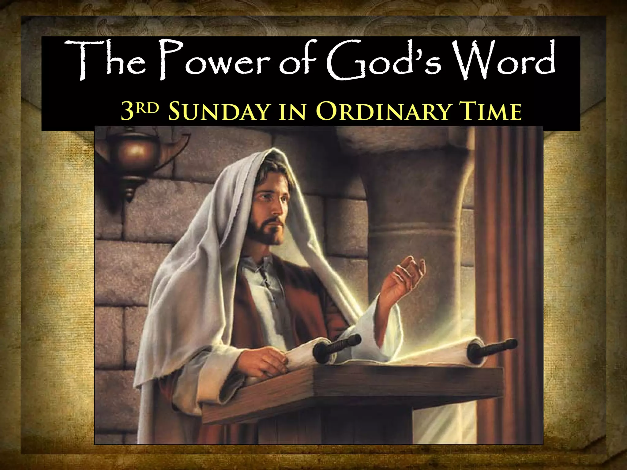 3rd Sunday In Ordinary Time Yr C | PDF