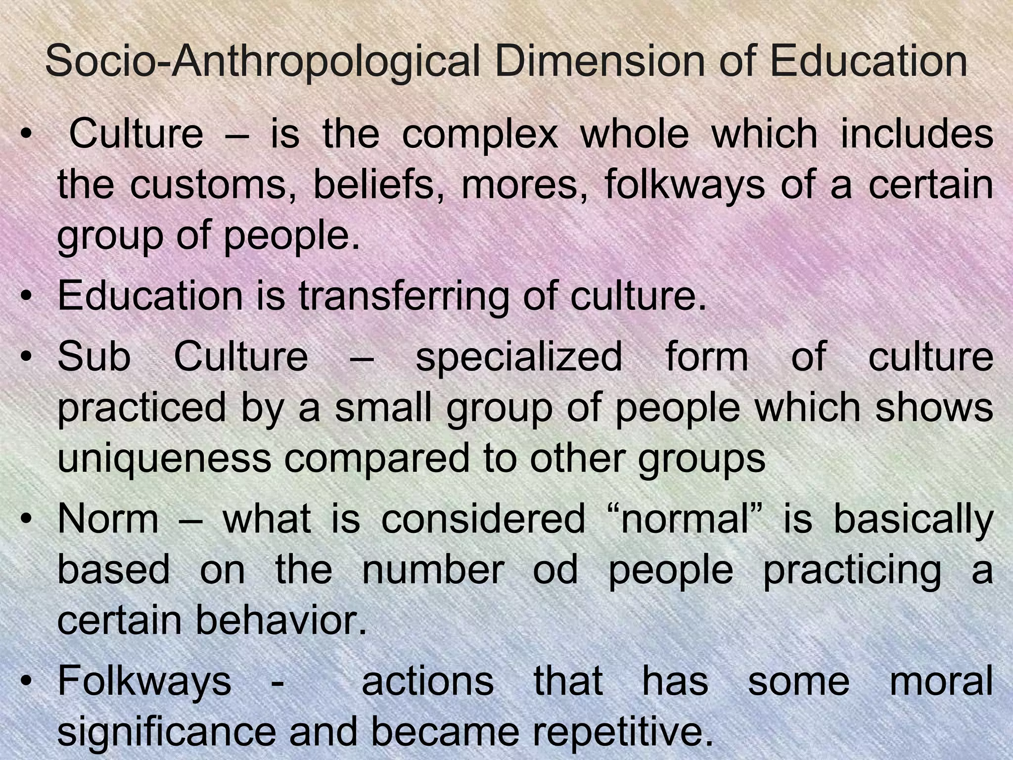 SOCIAL DIMENSION OF EDUCATION | PPTX