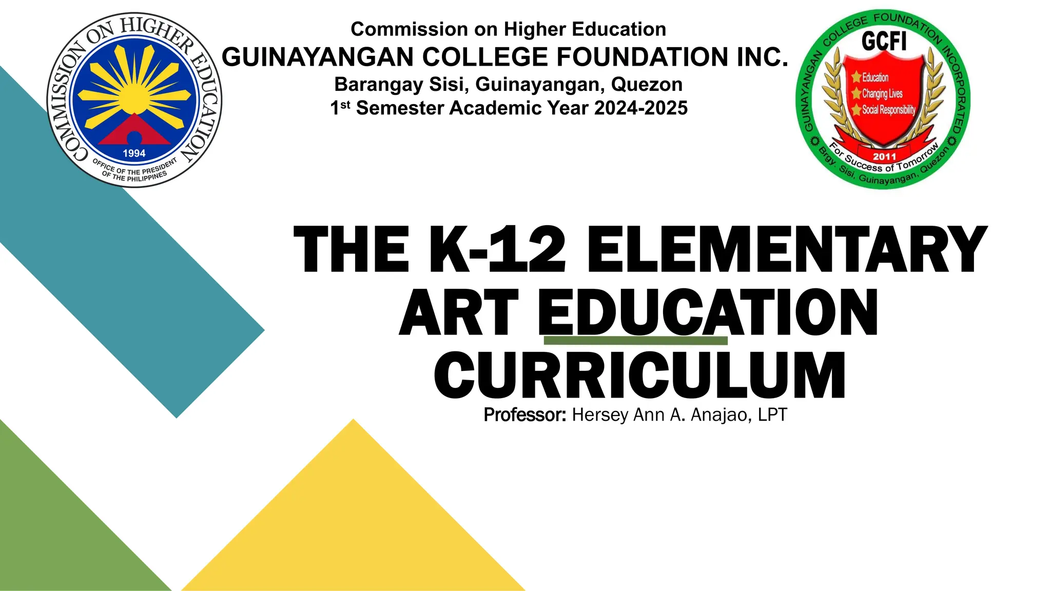 3rd topic TEACHING VISUAL ARTS IN THE ELEMENTARY GRADES.pptx