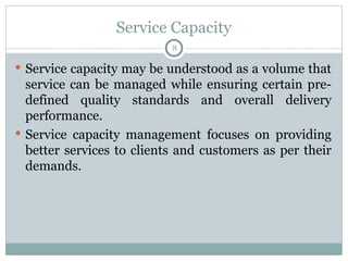 Operation Management Concept of capacity | PPT