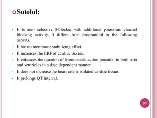 3rd unit anti-arrhythmic drugs | PPTX