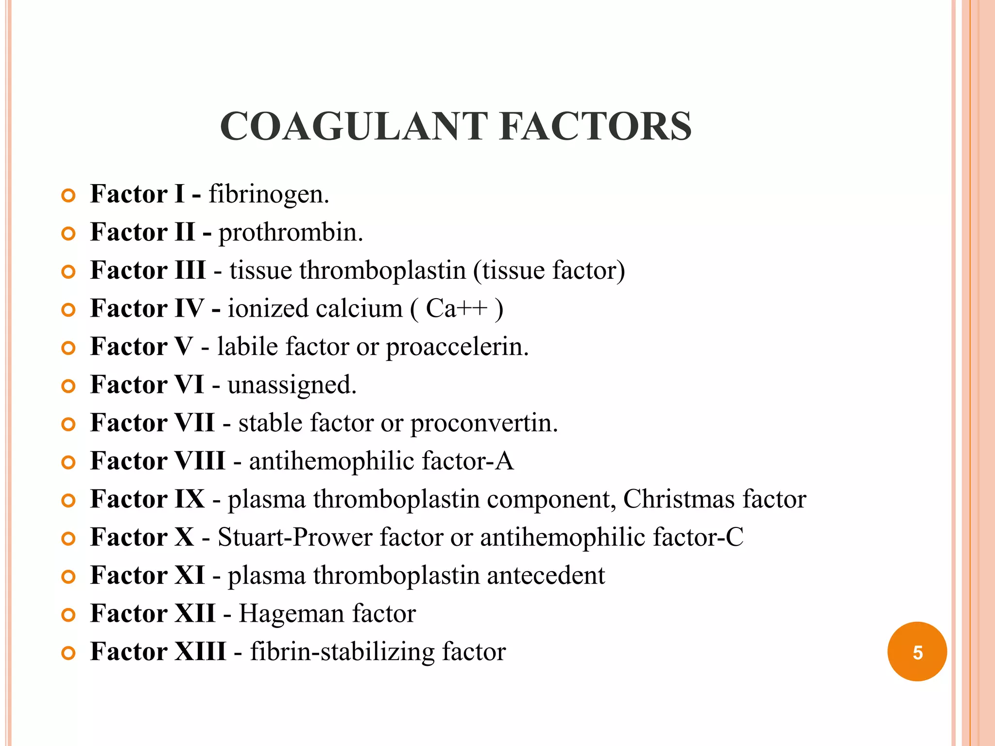 3rd unit coagulant and anticoagulant ppt | PPTX