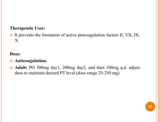 3rd unit coagulant and anticoagulant ppt | PPTX