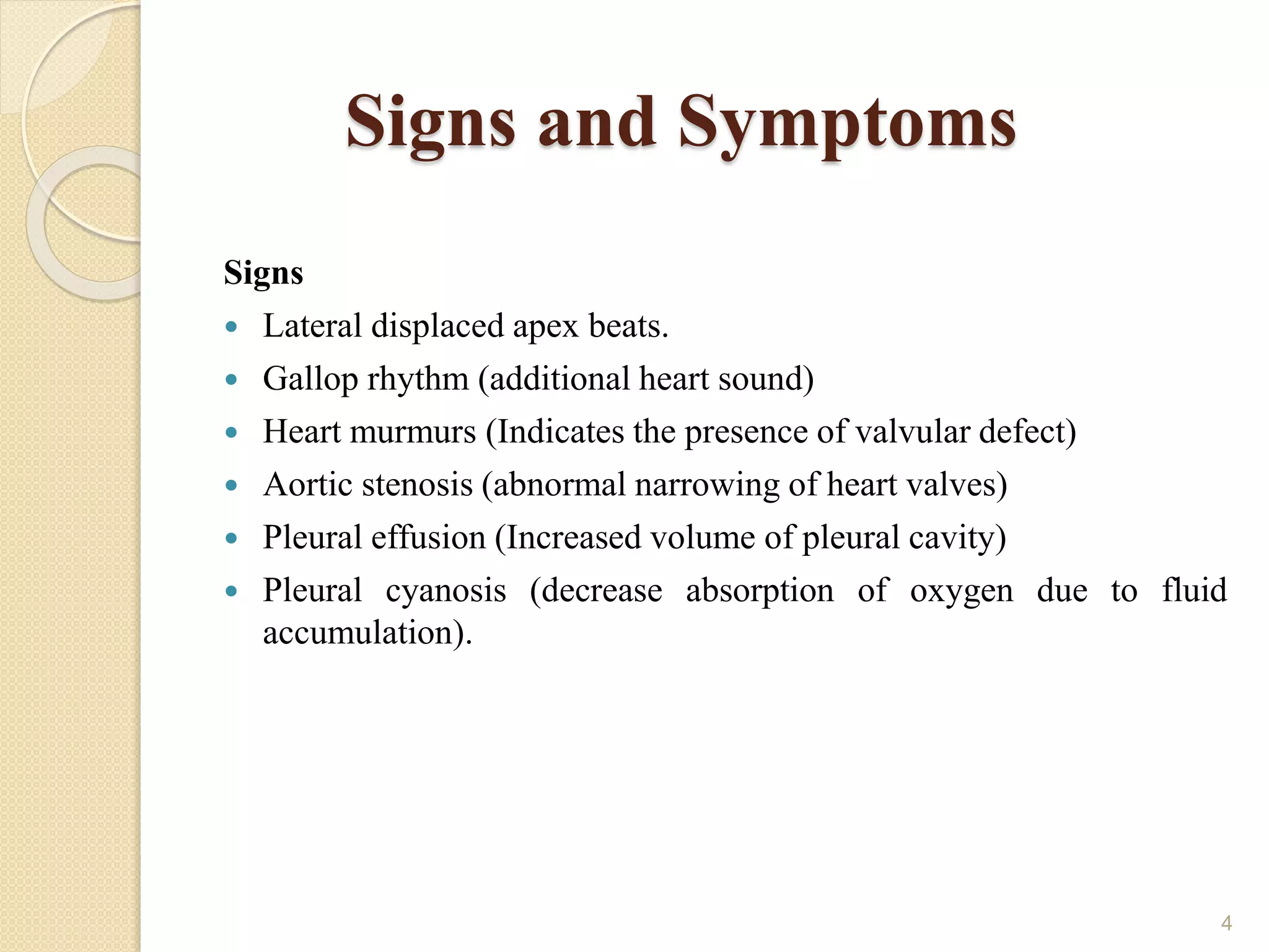 3rd unit drugs used in congestive heart faliure | PPTX