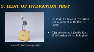 TESTING ON CEMENT | PPTX