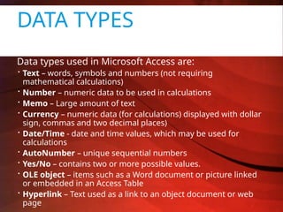 An Introduction to Database for beginners | PPTX