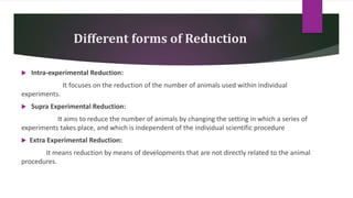 Reduction in use of Animals in Scientific Research | PPTX