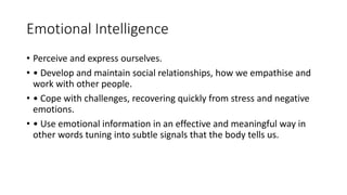 Intelligence and Emotional Intellgence | PPTX